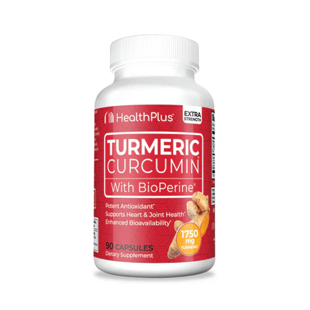 Health Plus Turmeric Curcumin With Bioperine – Total Nutrition