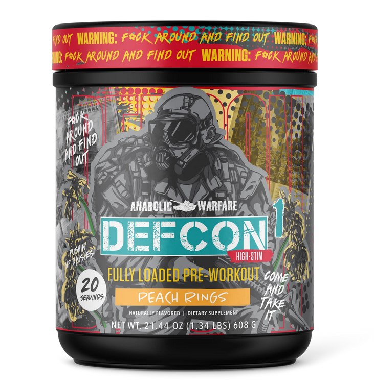 Anabolic Warfare Defcon 1 | Pre-Workout Peach Rings – Total Nutrition Atlanta